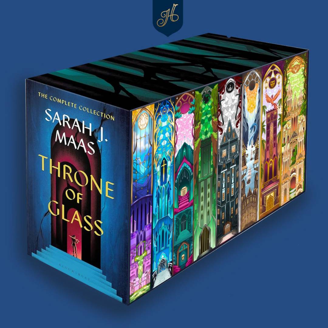 Throne of Glass - Stained Glass Edges - Hardcover Set - Heirloom Books